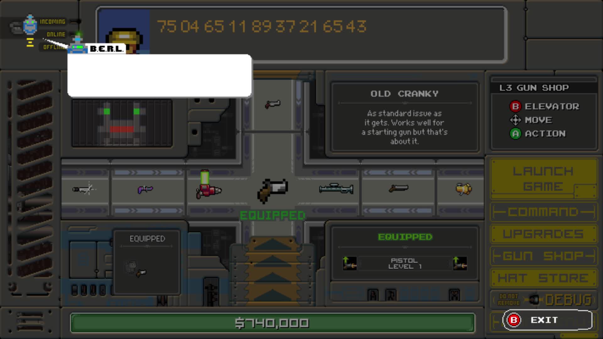 Boss 101 Game Intro with BERL 02 - The Gun Store video - IndieDB