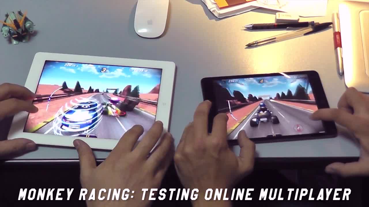 Monkey Racing Multiplayer Test video - Indie DB