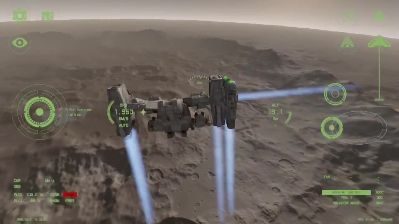 Seamless transition Space to Planet, Procedural Terrain and Dogfight ...
