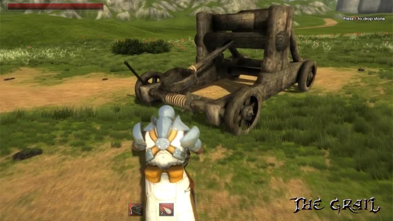 Launching stones with catapult video - The Grail - ModDB