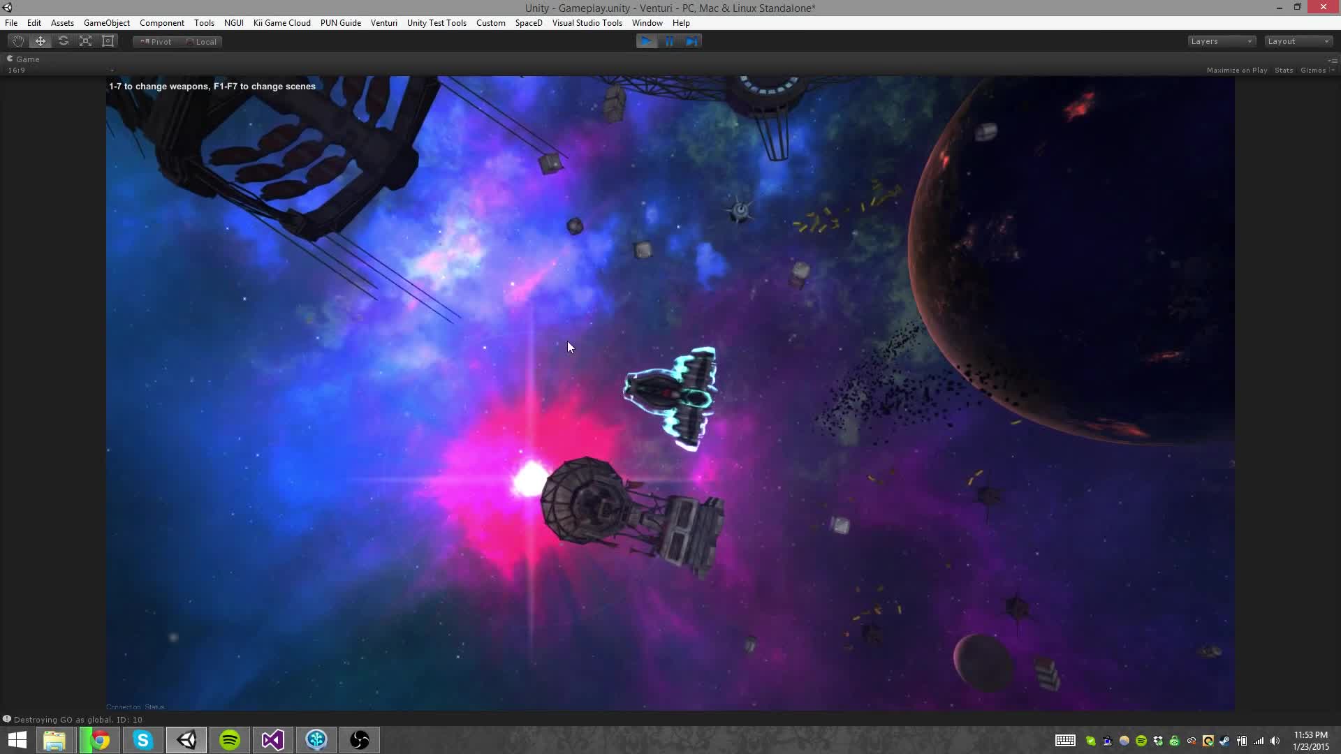 Venturi Ability Demonstration - Shield Blast video - IndieDB