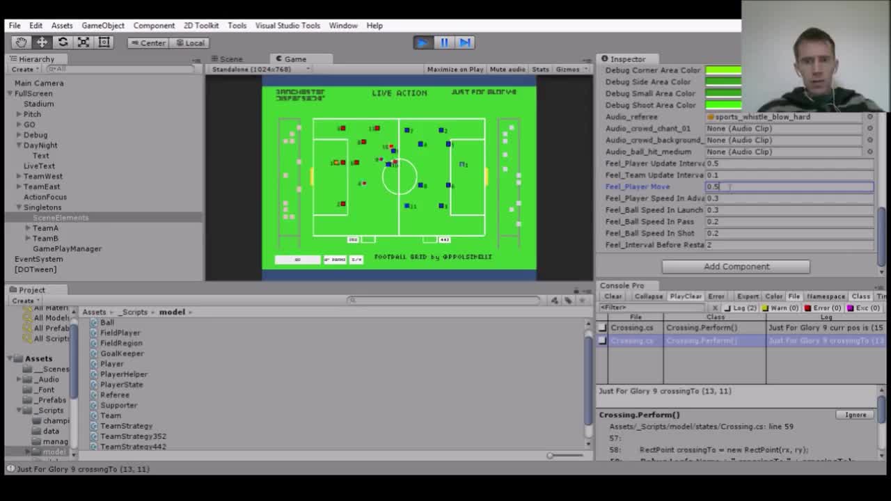 Developing a sport game model: Football Drama video - IndieDB