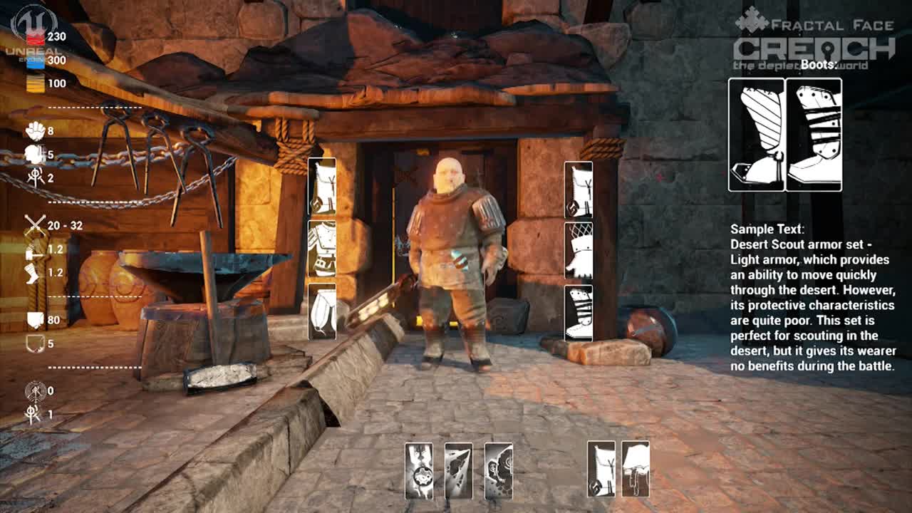 Inventory preview and new armor set video - Creach: The Depleted World ...
