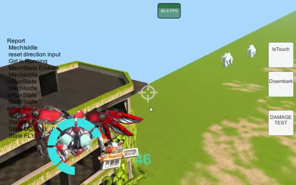 Testing mech flight video - Raven mark Red - 3d shooter / adventure ...
