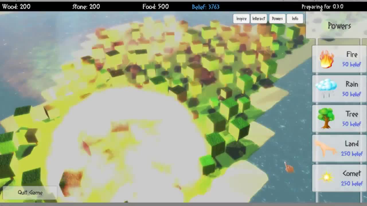 Meet the Meteor! video - Blameless Prototype - A God Game - IndieDB