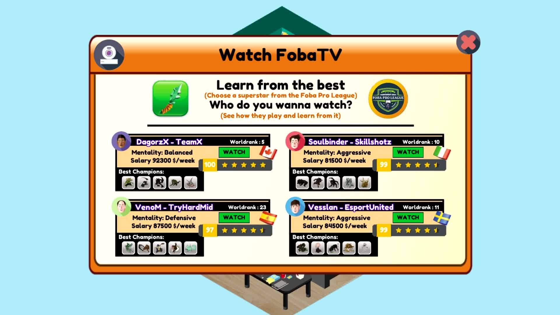 Pro Gamer Manager Launch Trailer video - IndieDB