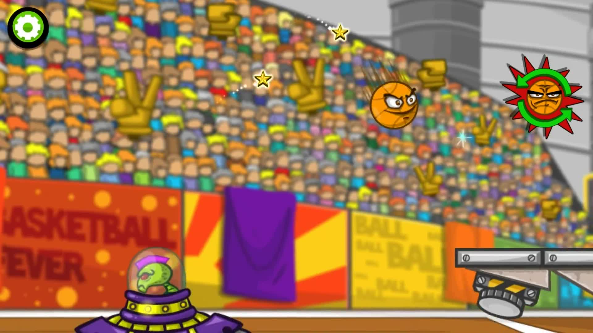 Alien UFOs Basketball Court Invasion! video - IndieDB