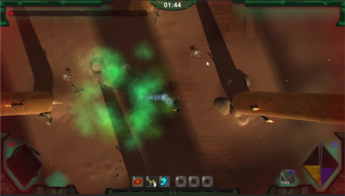 Skeleton snake revamp clip 2 video - Grimrush - Indie DB