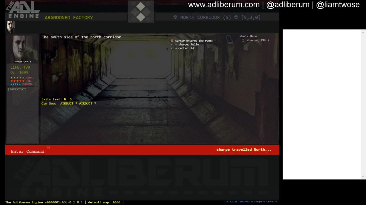 Ad Liberum Text Adventure Engine - Quick Overview | Multiplayer video ...