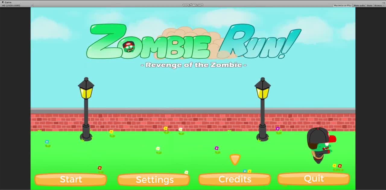 Zombie Run - Main Menu - Entrance Screen video - ModDB