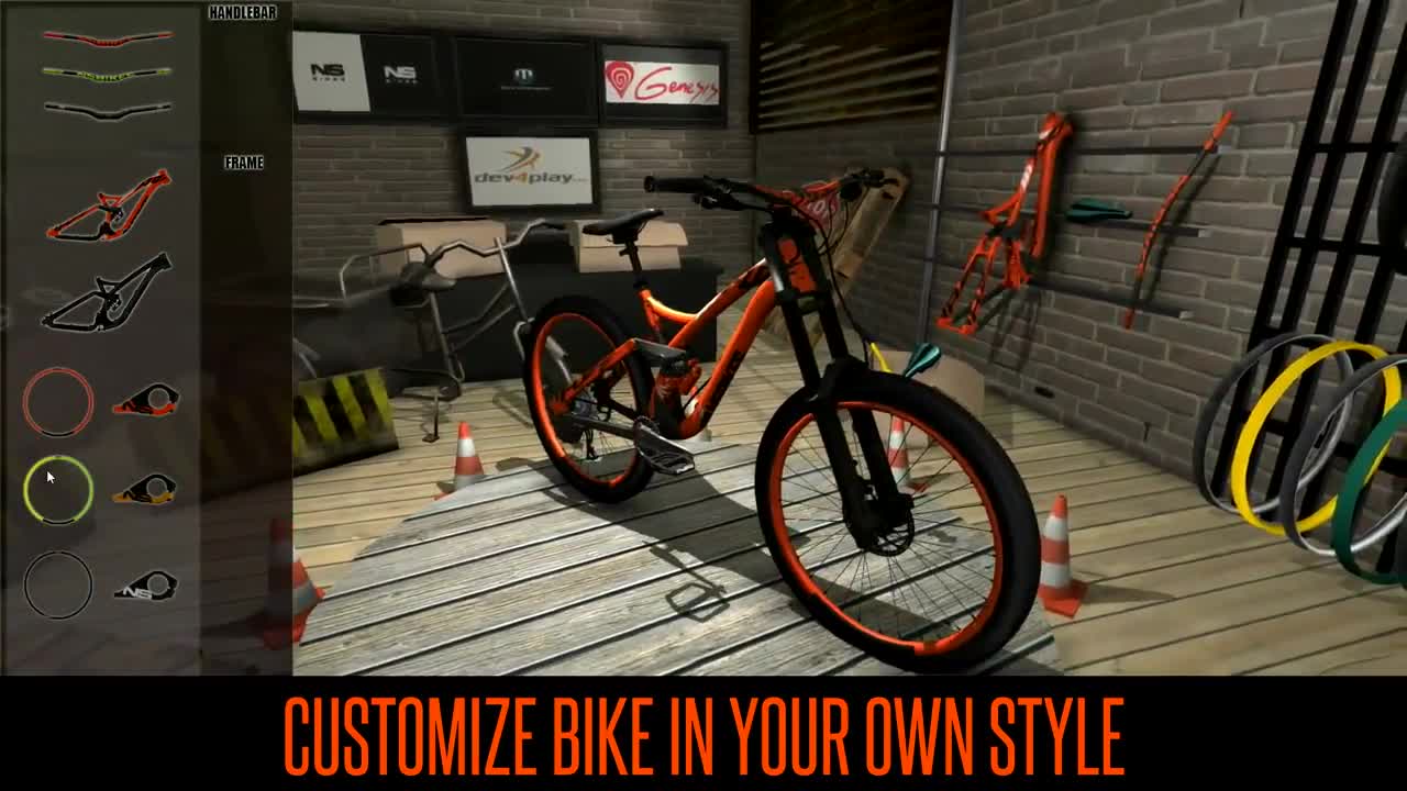 MTB Downhill Simulator video - IndieDB