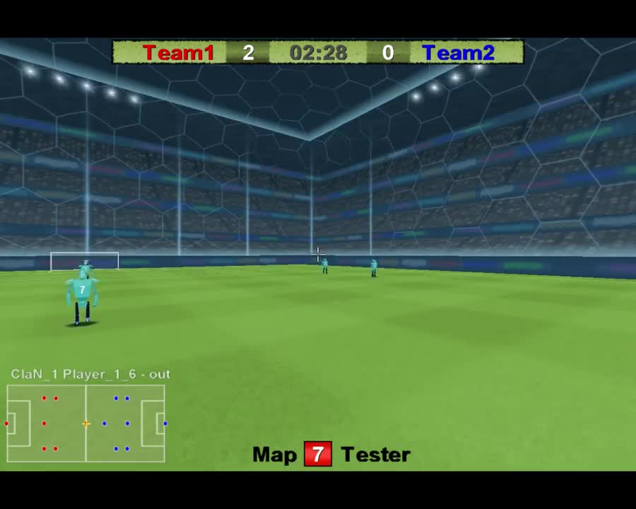 Football gameplay with bots video - IndieDB