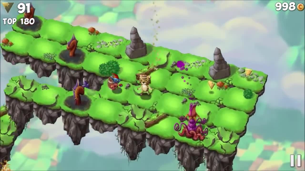 Sky Hop Saga - Endless Arcade Runner video - ModDB