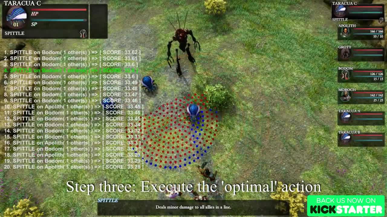 Enemy Ai Visualization Video Wellspring Altar Of Roots Indiedb 