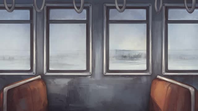Ren'Py Train Interior Window Animated BG video - When Our Journey Ends ...