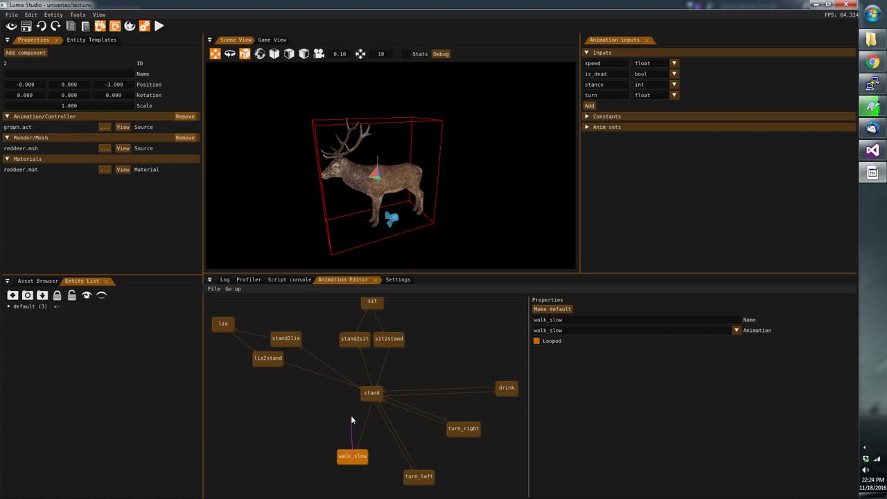 Animation system WIP video - On the Hunt - IndieDB