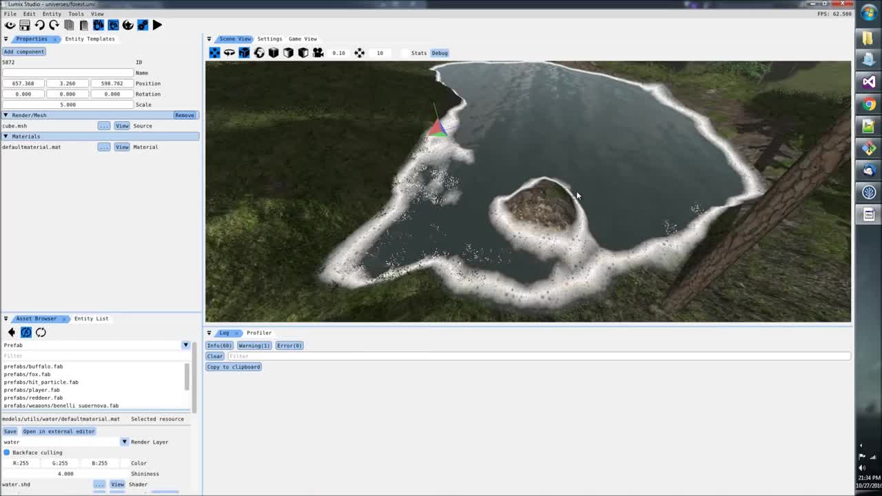 Water WIP video - On the Hunt - Indie DB