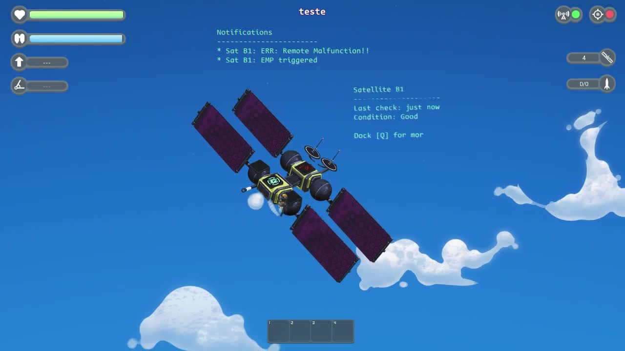 testing EMP defense video - Satellite Repairman! - ModDB
