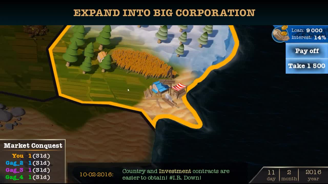 Announcement Trailer video - Economic Conquest - IndieDB