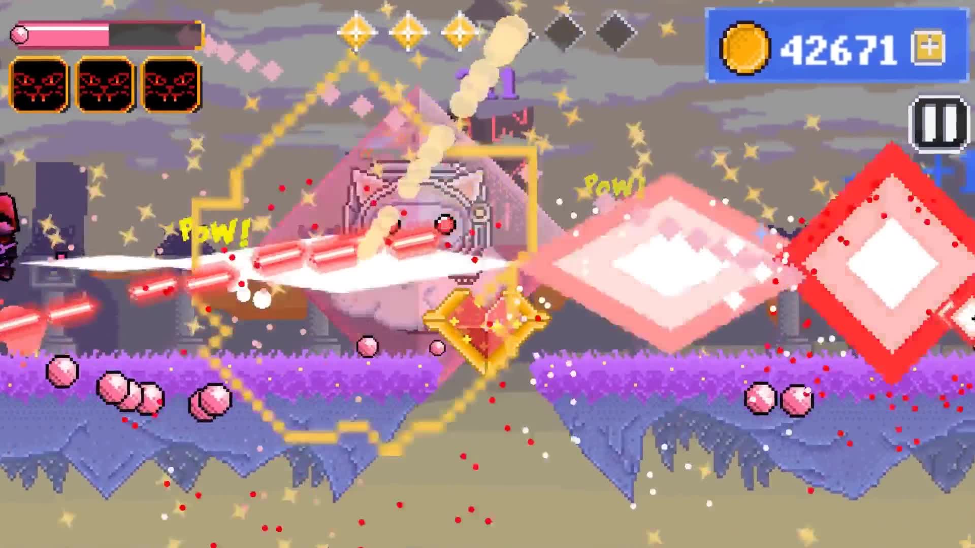 Laser and Crystals Explosions Laser Kitty Pow Pow Game video - ModDB