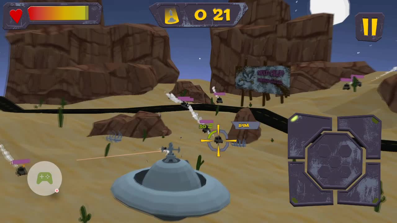 Defend Your UFO Game Play v0.37 (Alpha) video - ModDB