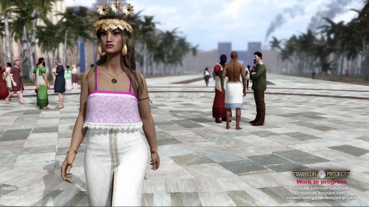 Cloth test. video - Babylon Project - IndieDB