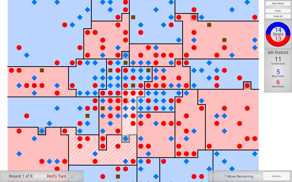 Gerrymandering: Red vs Blue - Gameplay video - ModDB