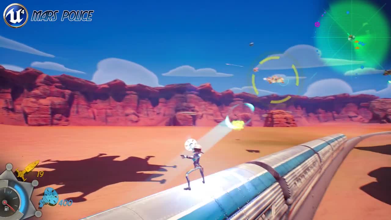 Gameplay feb 2018, train attack video - Mars Police - Indie DB