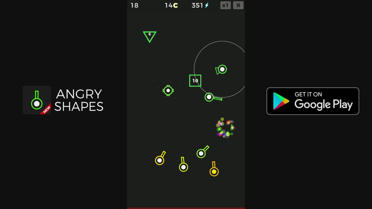 [ANDROID] Angry shapes: Clash of geometry video - ModDB