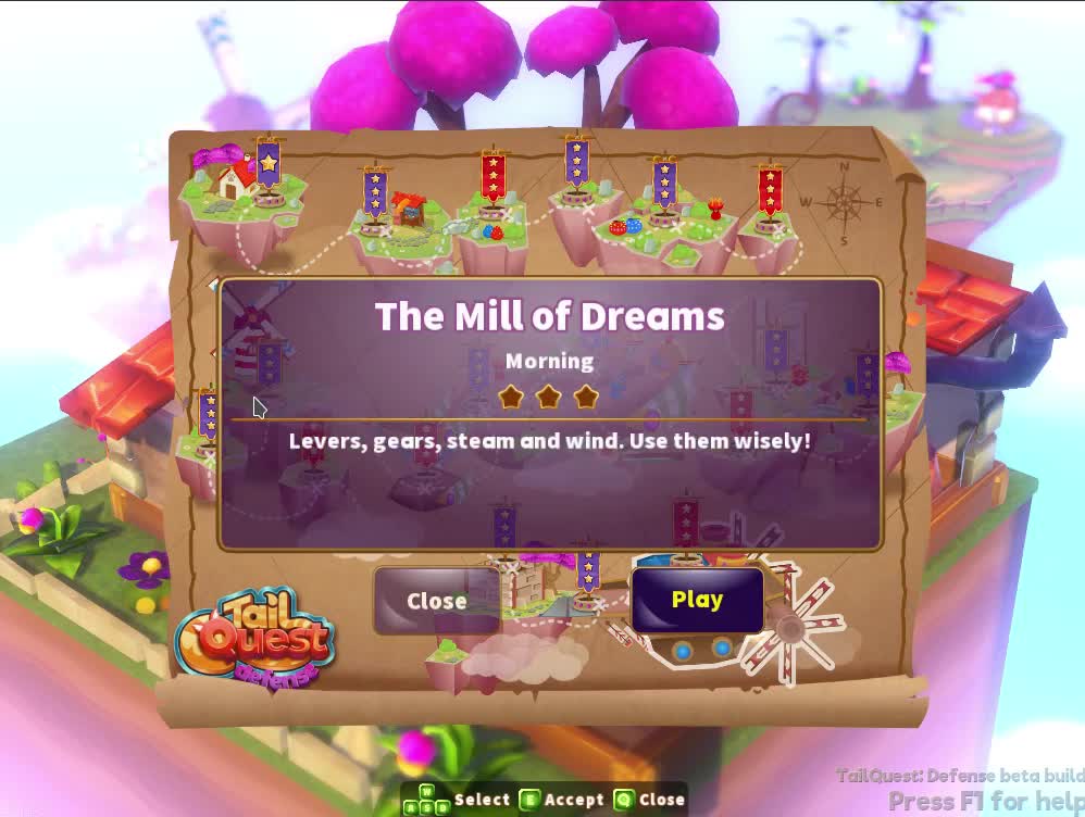 World Map in TailQuest video - TailQuest: Defense - ModDB