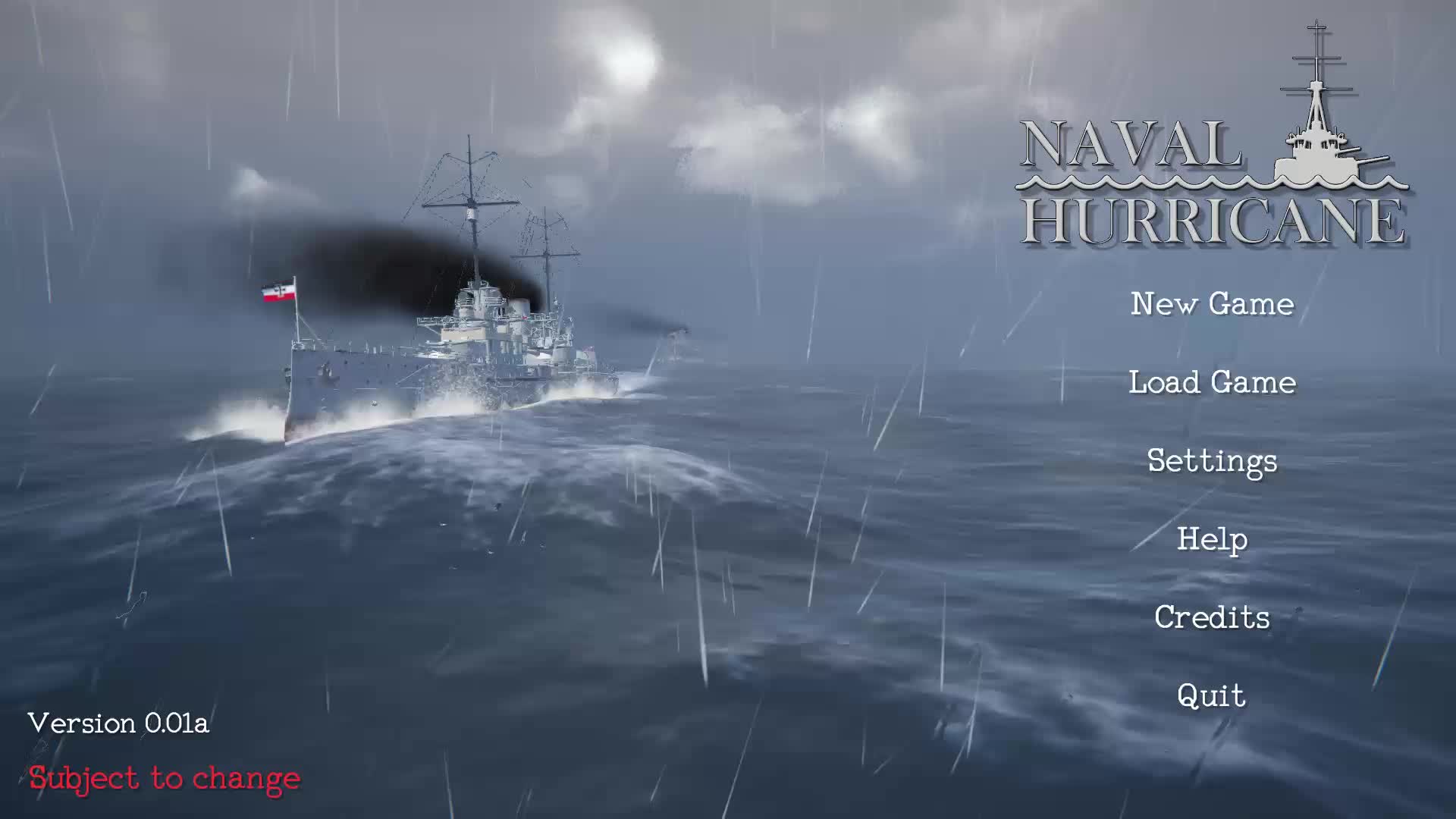 Main menu scene video - Naval Hurricane - IndieDB