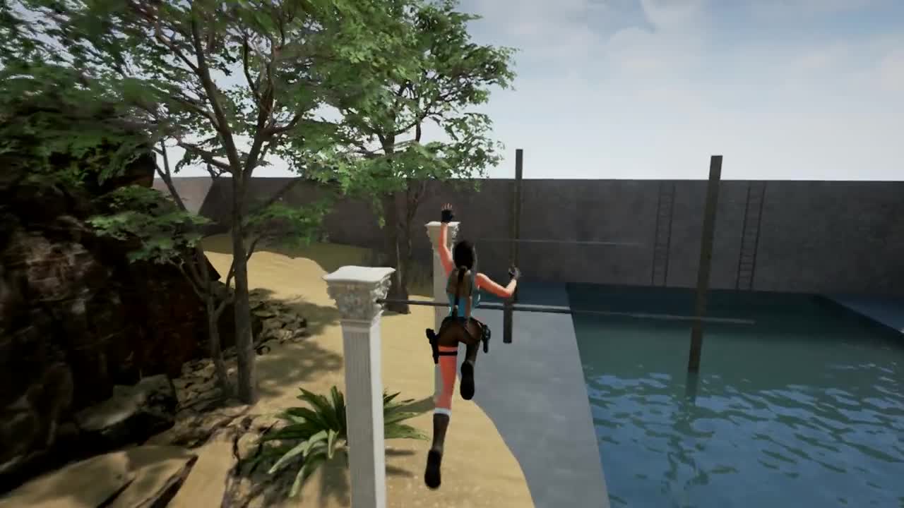 Tomb Raider The Dagger Of Xian test Pole Climbing video - IndieDB