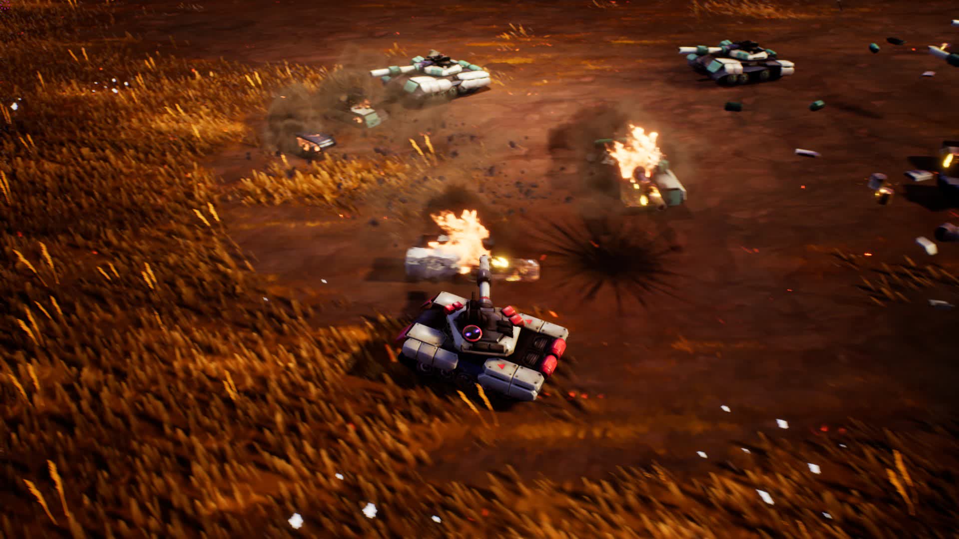Tank explosions low cam view video - Mod DB