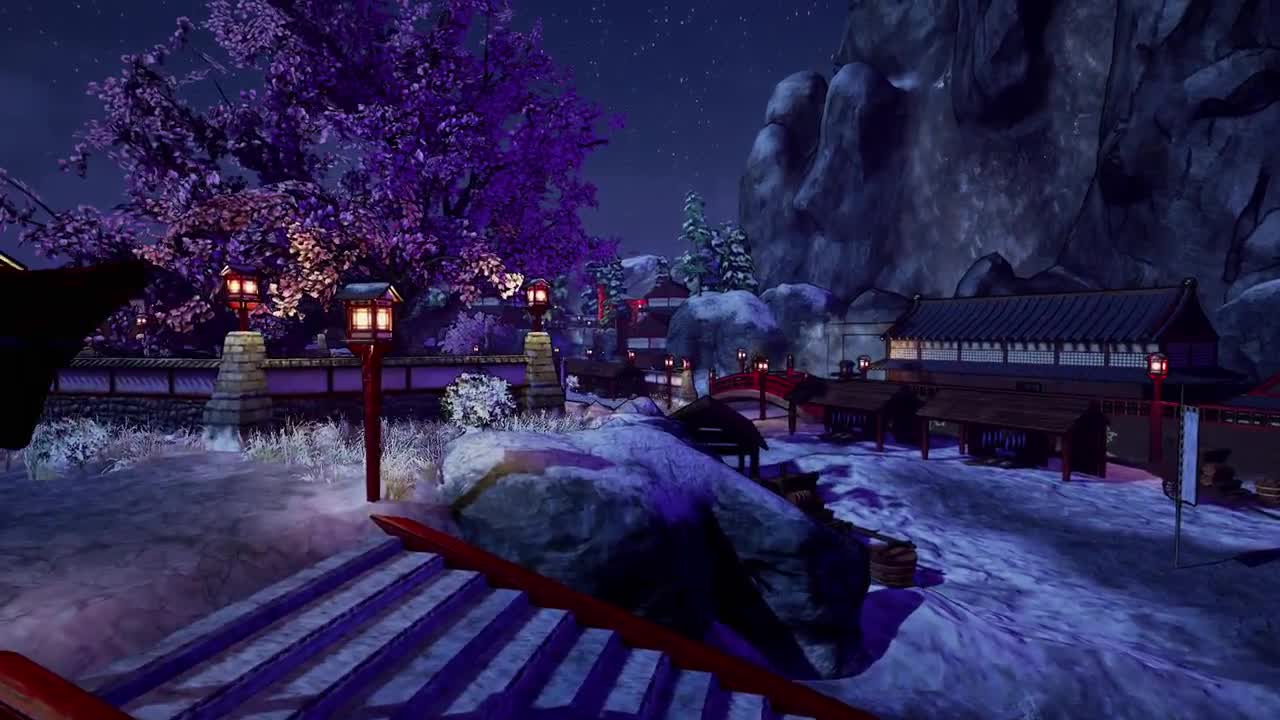 Hanako: Honor & Blade | Hanako Village (Night) Fly video - ModDB