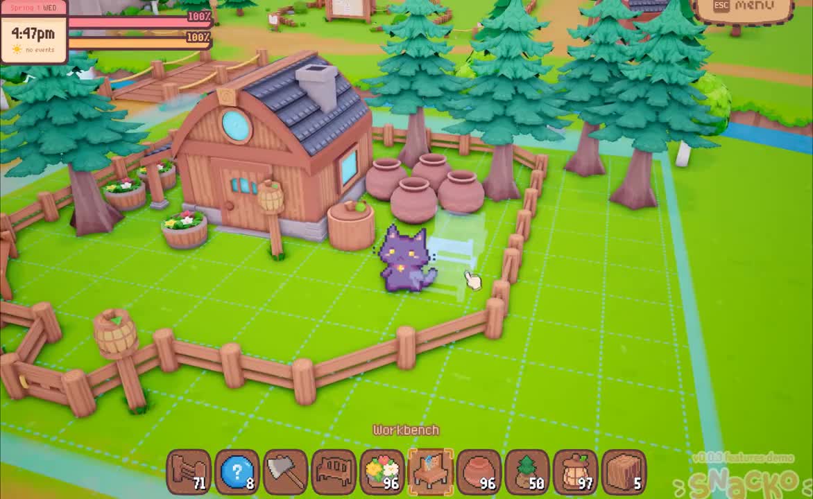 Snacko Early Alpha Town-Building Demo video - ModDB