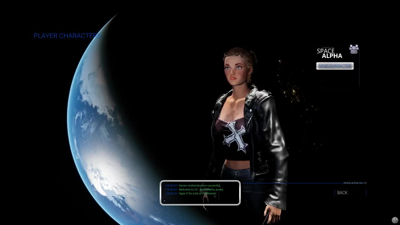 Login and Character Creation System video - CS: Space Alpha - IndieDB