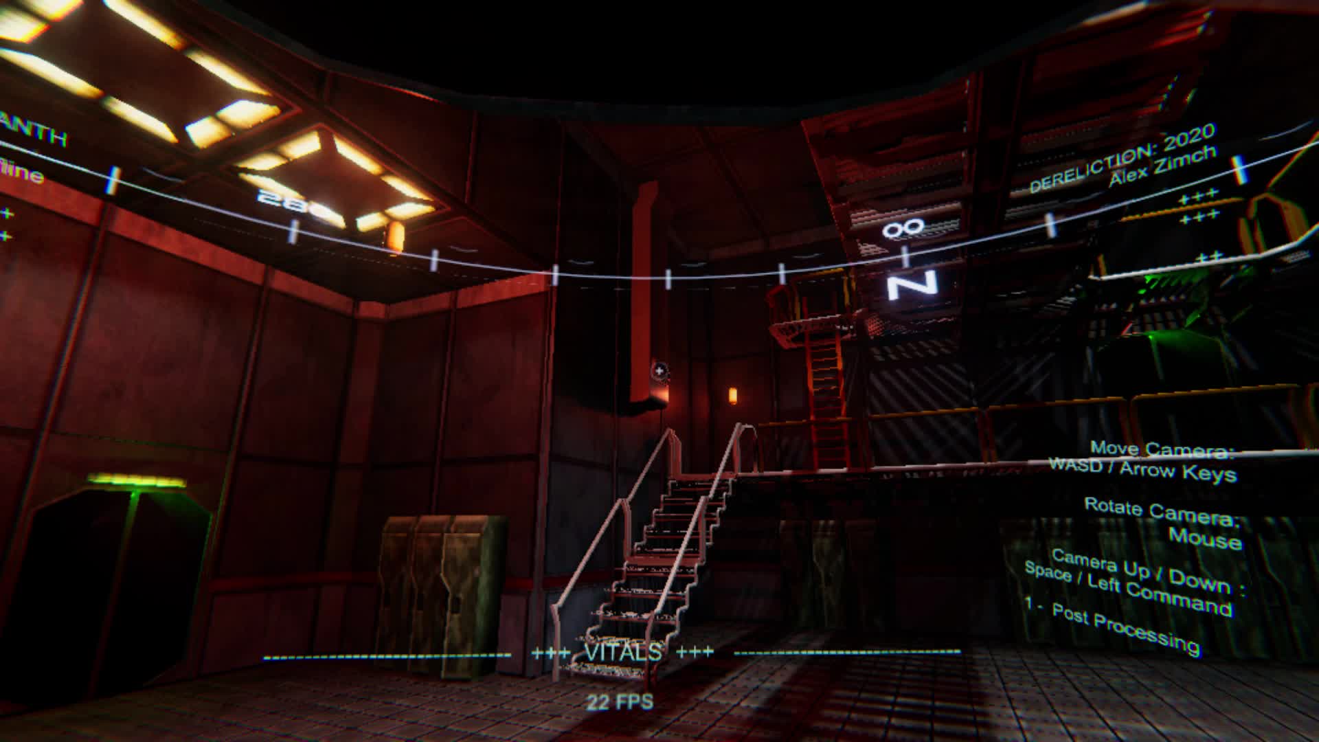 Player HUD: Room Walk video - DROSS - Indie DB