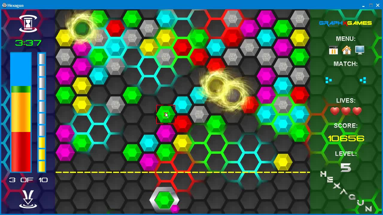 Hexagun gameplay review 1 video - IndieDB