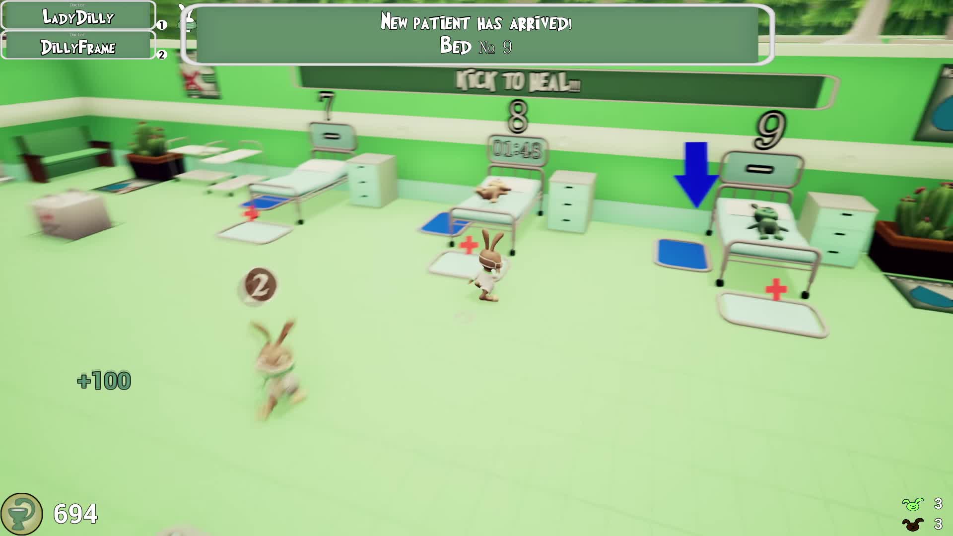 Gameplay 1 video - Doctor Bunny - IndieDB