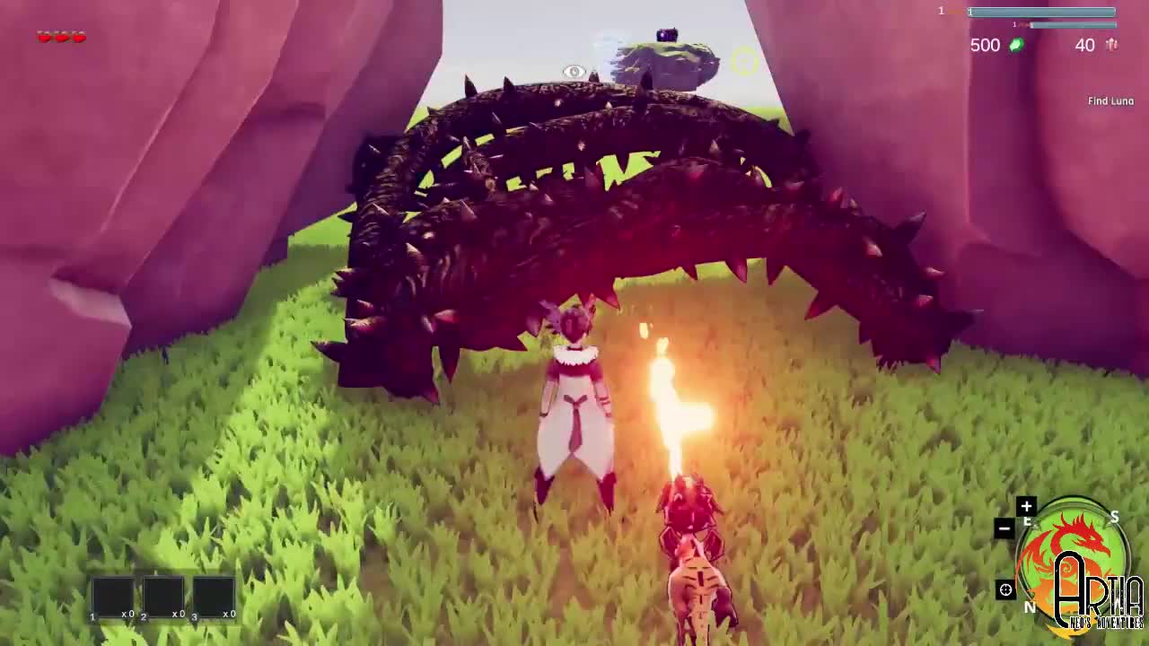 Artia : Neo's Adventures - Dragon Fire burn plants video - ModDB