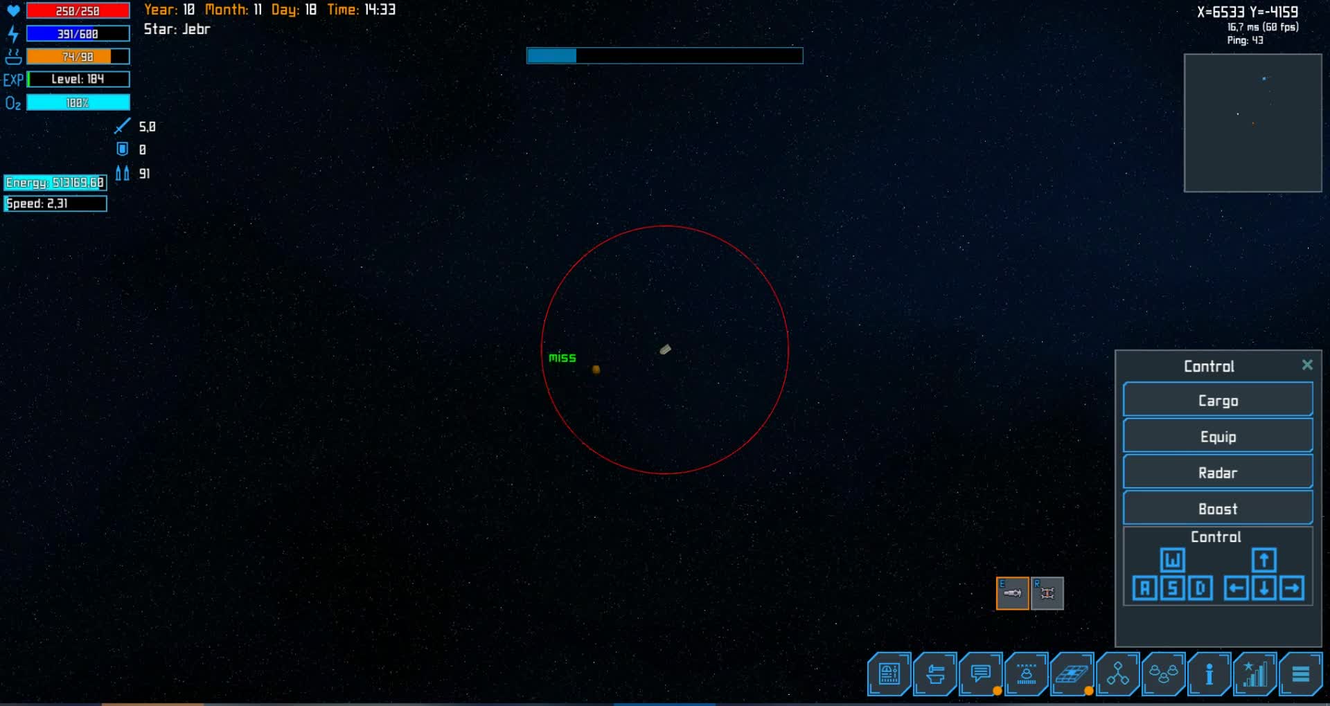 Sigma World Online - Space Gameplay video - IndieDB