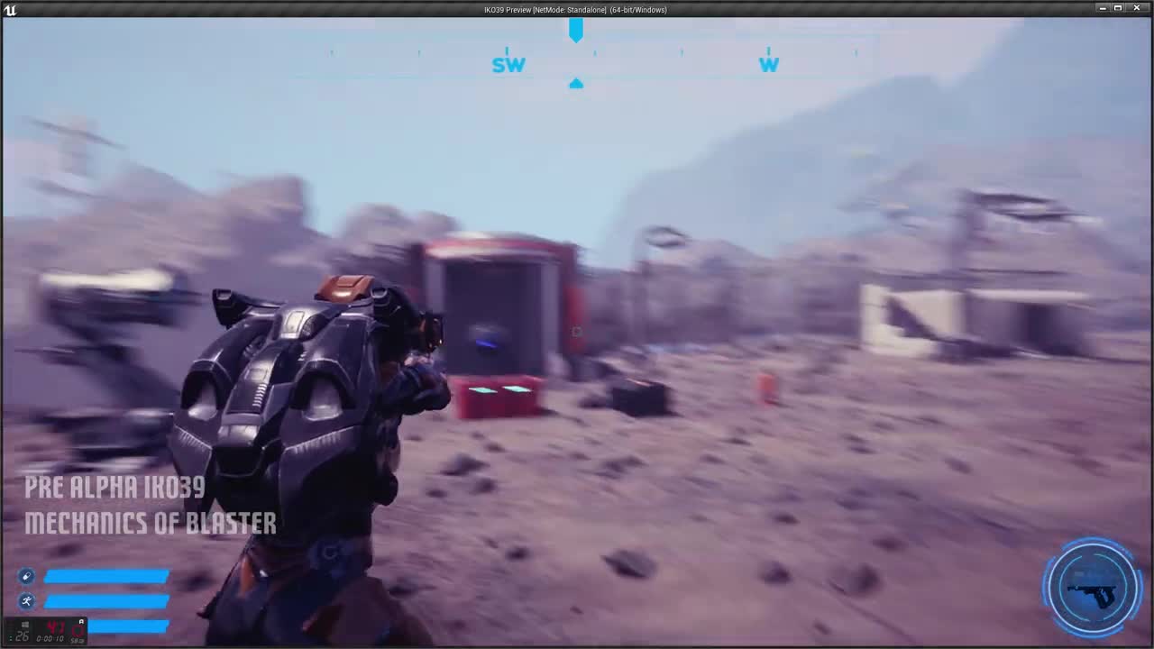 Pre Alpha IKO39: Mechanics of Blaster video - ModDB