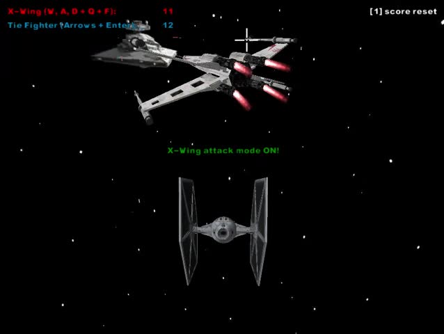 MTPT STAR WARS - X-WING VS TIE FIGHTER ARCADE SPLIT SCREEN video ...