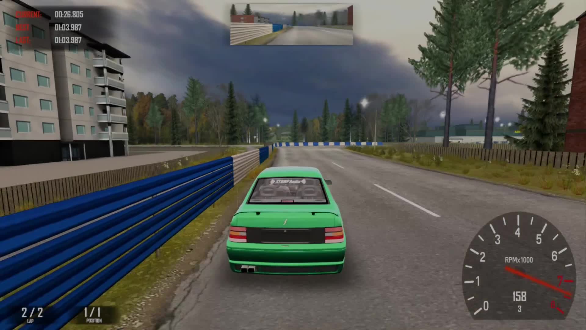 Driving Among Upgraded Scenery video - GLX-Racing - ModDB
