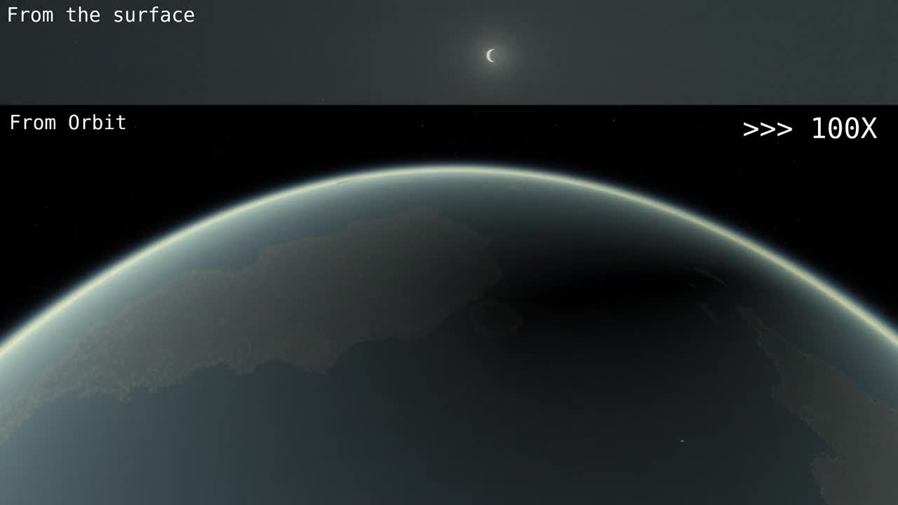 Archean - Simulating the Solar Eclipse - Realtime video - ModDB