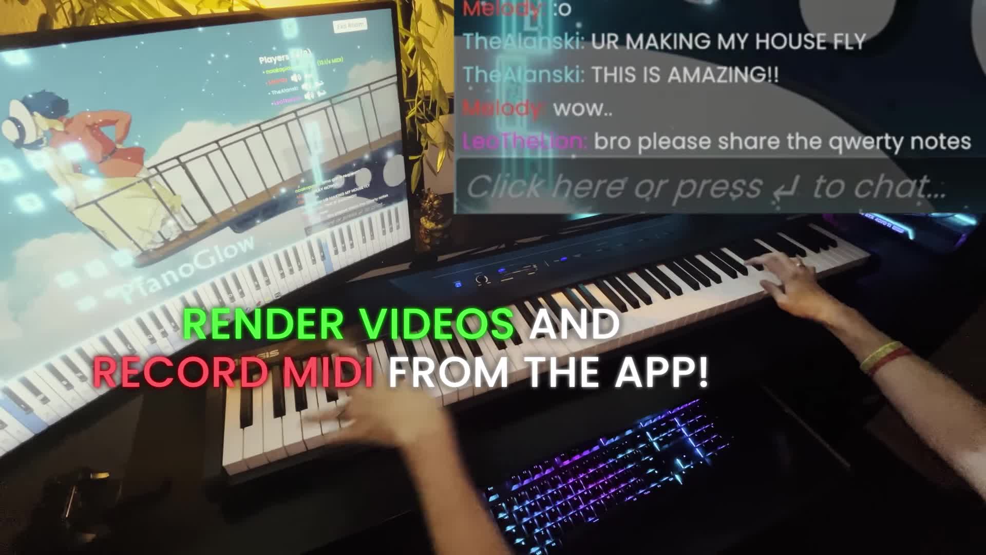 Bros transition from QWERTY to PIANO is INSANE video - PianoGlow - ModDB