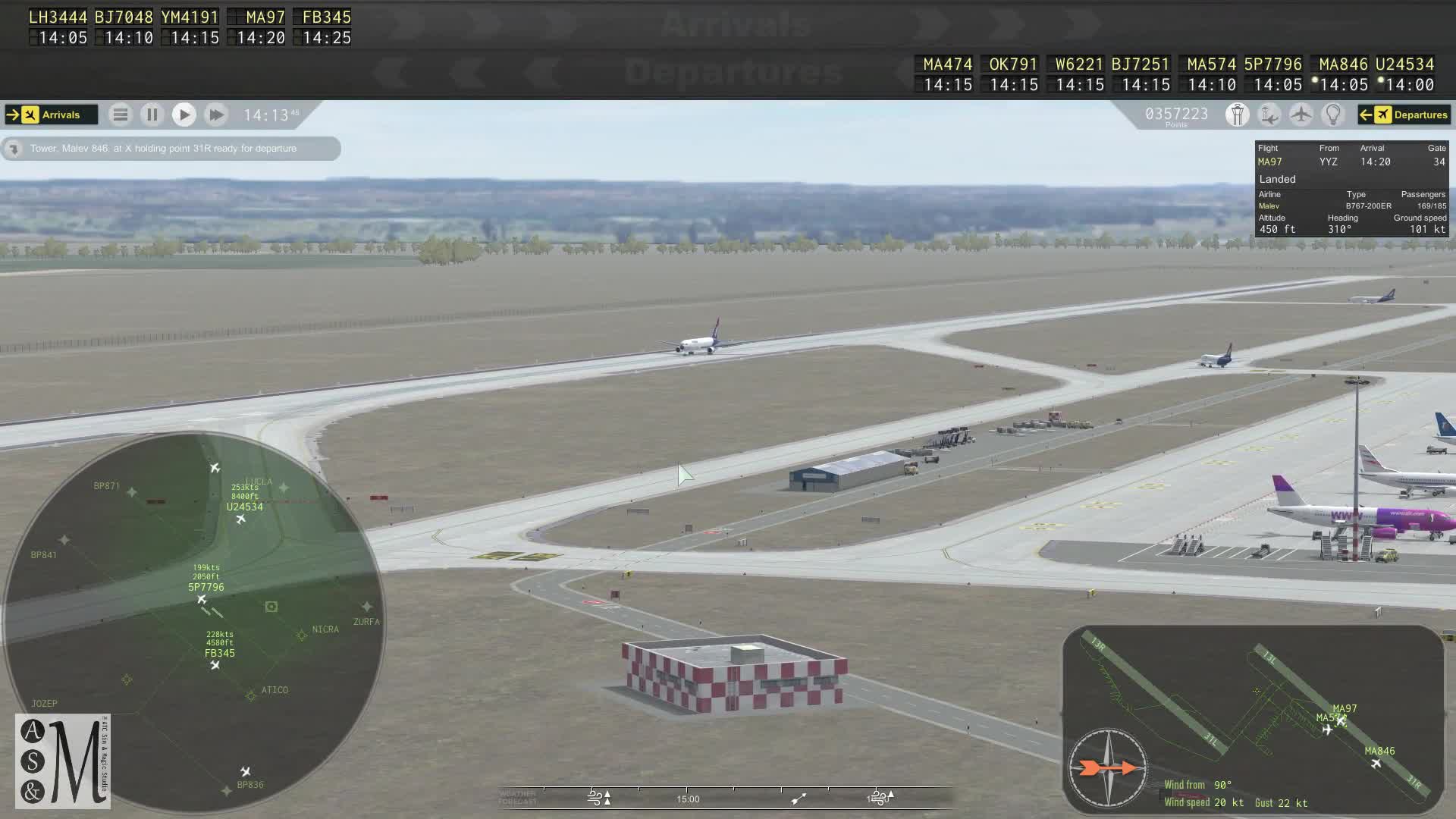 ATC feature: weather forecast video - ATC: Cleared For Takeoff - IndieDB