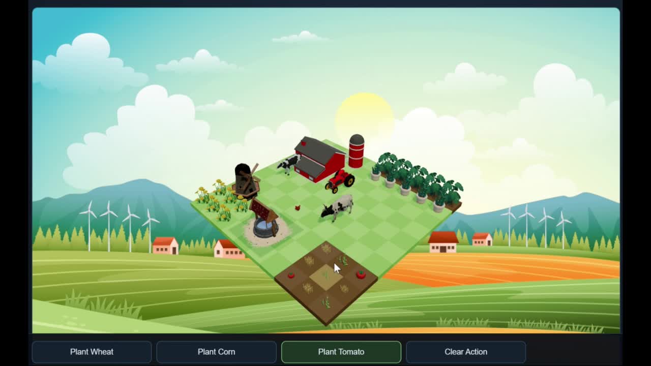 Farm Builder – Browser-Based 3D Farming Game video - IndieDB