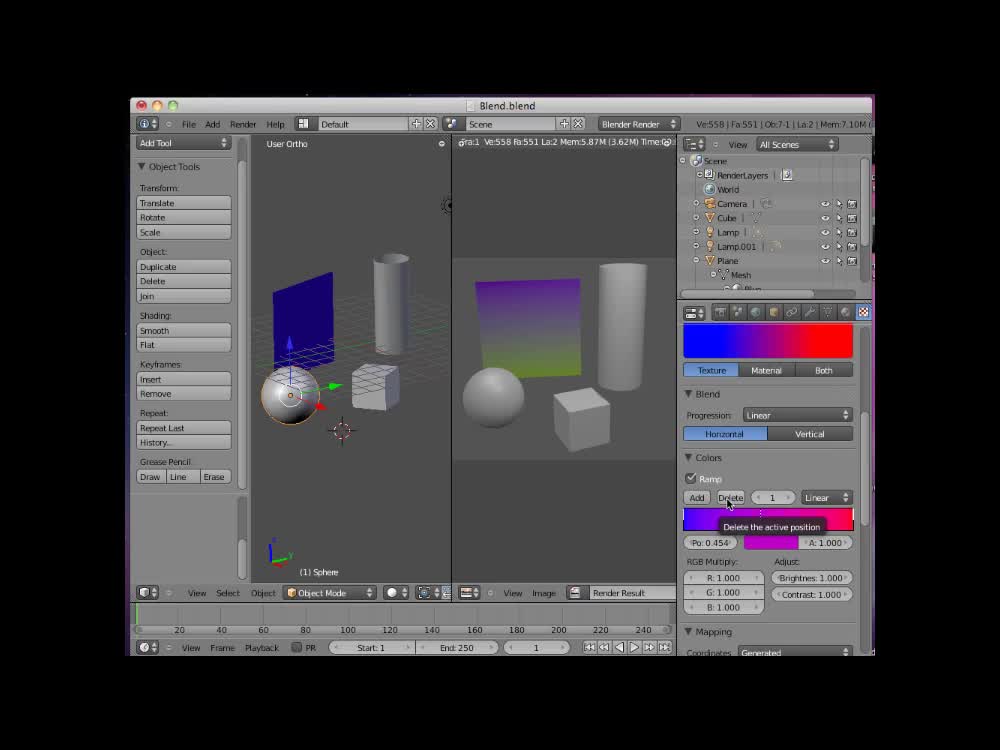 #5 Gradient Blend by Neal Hirsig video - Blenderheads - IndieDB