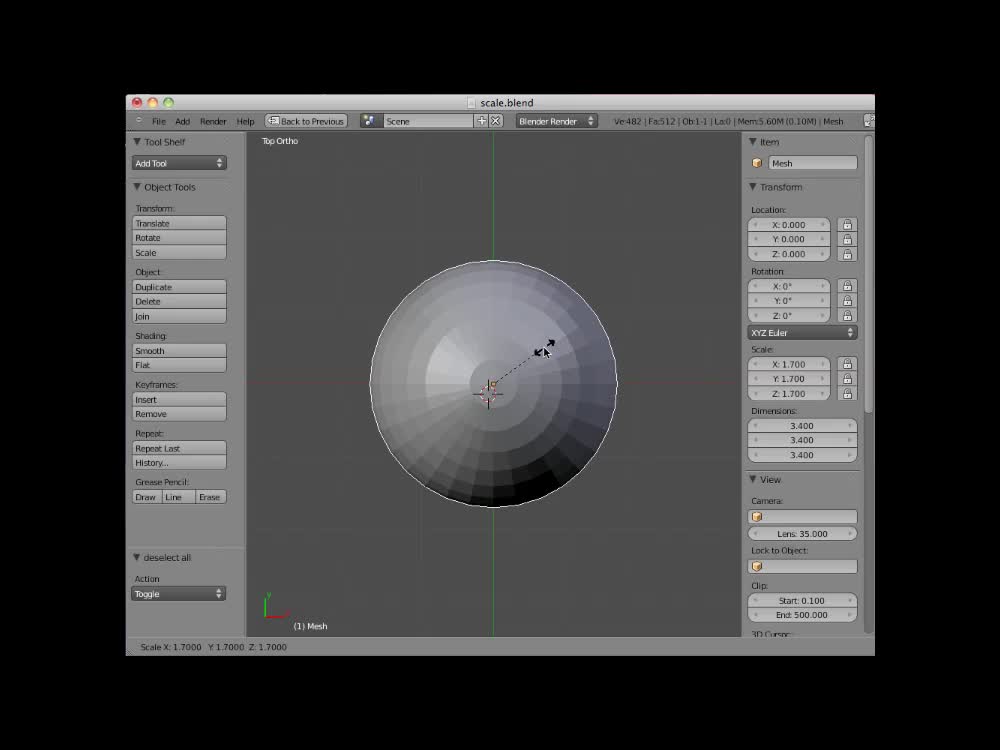 1 Scaling Objects By Neal Hirsig Video Blenderheads Indiedb